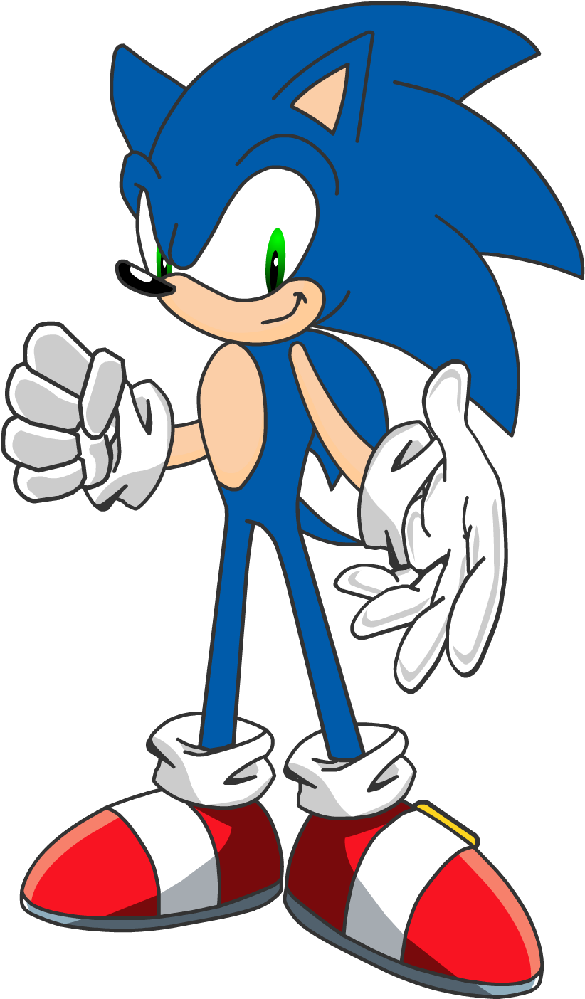 Sonic The Hedgehog Vector Art By Fireball Stars On - Sonic The Hedgehog ...