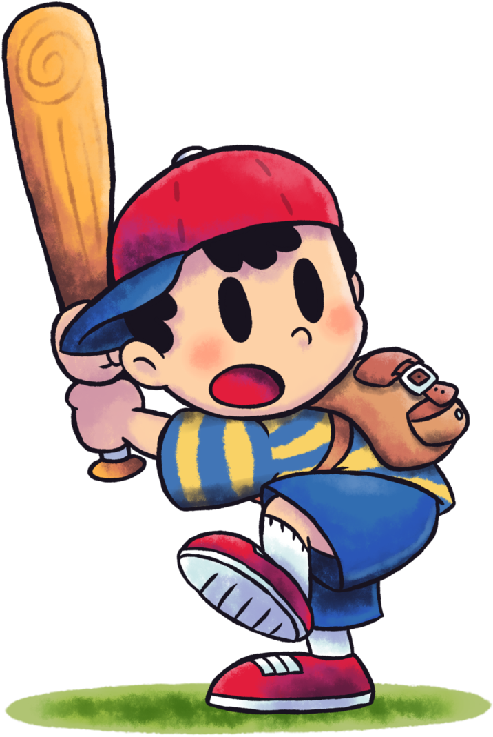 ''mario Luigi'' Rpg Style - Ness Mario Super Smash Bros - (744x1074 ...