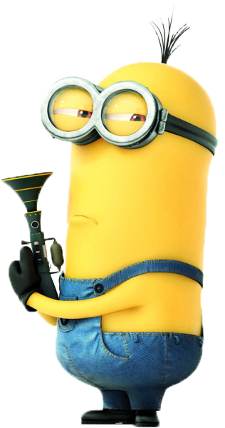 Minion With Fart Gun - (582x639) Png Clipart Download