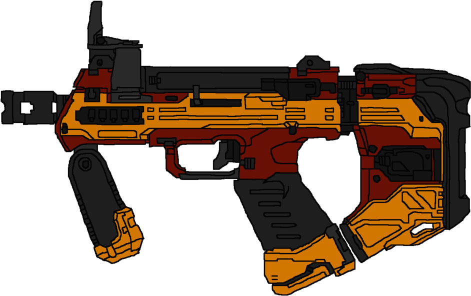 Liquah's M20 Smg By Williboi013 - Halo 5: Guardians - (1264x632) Png ...