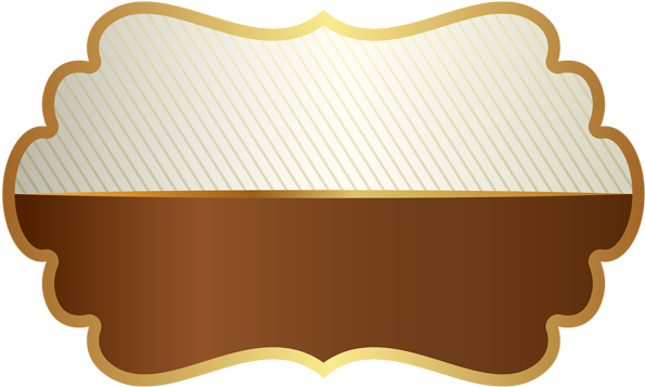 Label Template Brown Clip Art Png Image - Brown Label Template ...