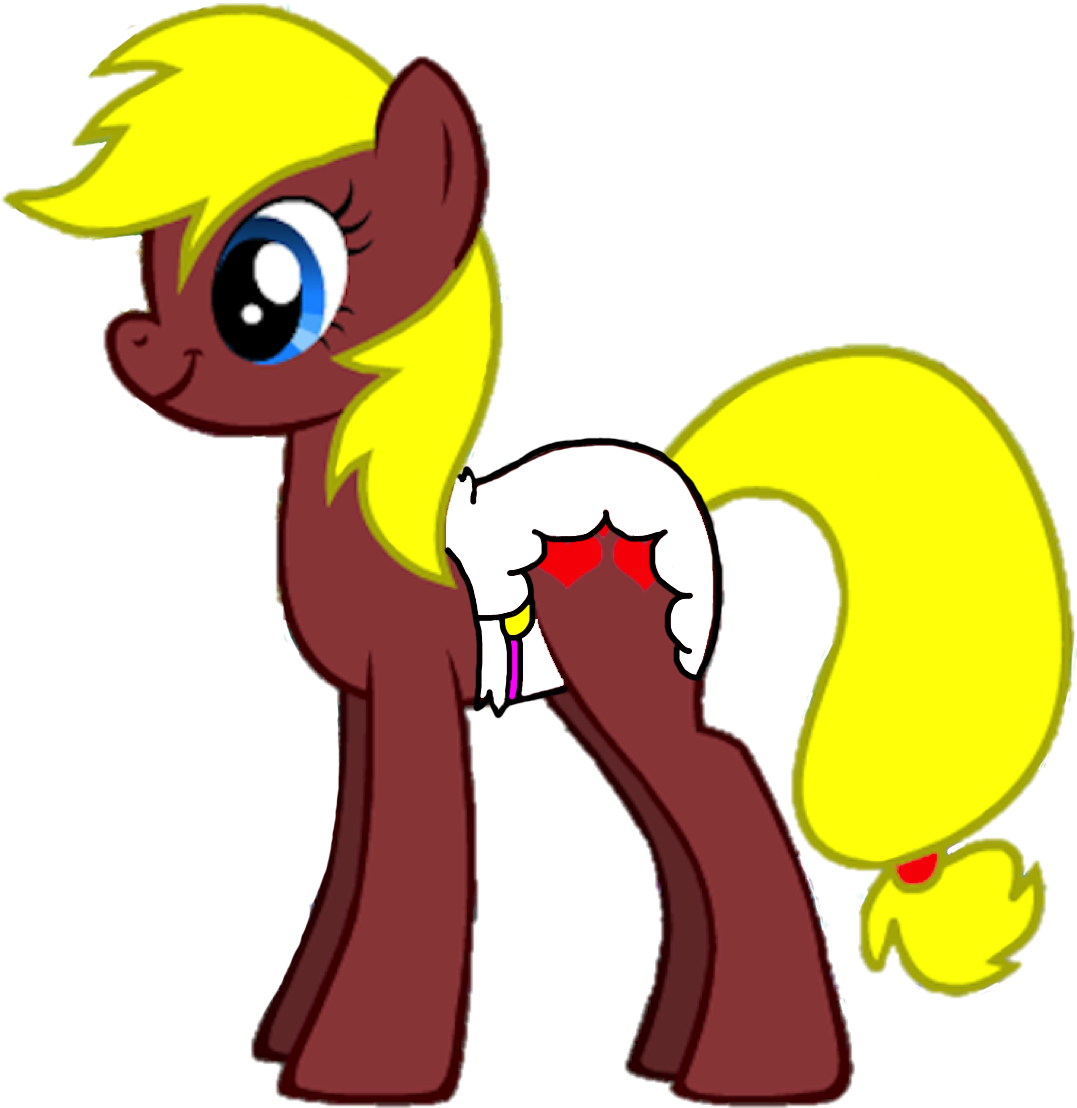 Brownie As A Mlp Character Wearing Diapers By Lunafan88 - Cartoon ...