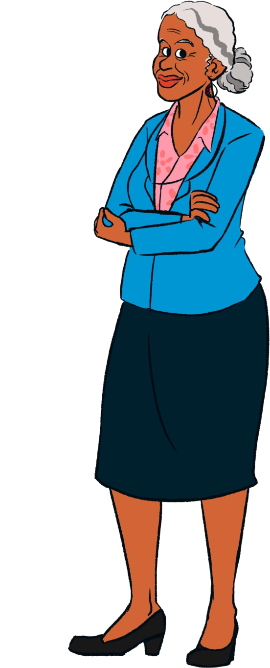 Grandma Grace Is Known As Zuri's Grandmother - Illustration ...