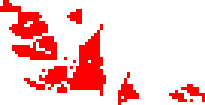 Blood Splatter Pixel Art Maker - Pixel Blood Splash Transparent - Full ...