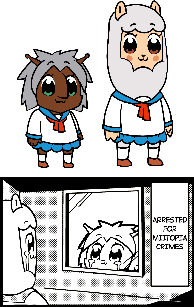 Arrested For Miitopia Crimes Miitopia Stardew Valley - Pop Team Epic ...