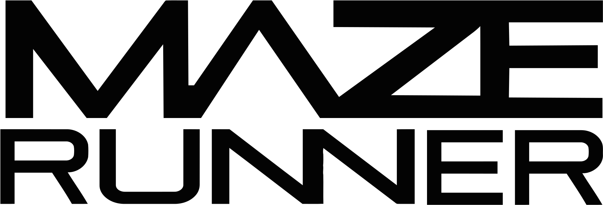 March 28, - Maze Runner Logo - (2000x690) Png Clipart Download