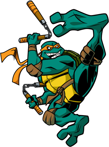 Michelangelo Ninja Turtle Clip Art - Teenage Mutant Ninja Turtles ...
