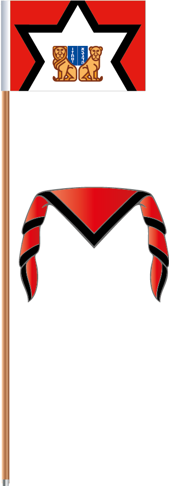 Js Flag - Flag - (343x964) Png Clipart Download