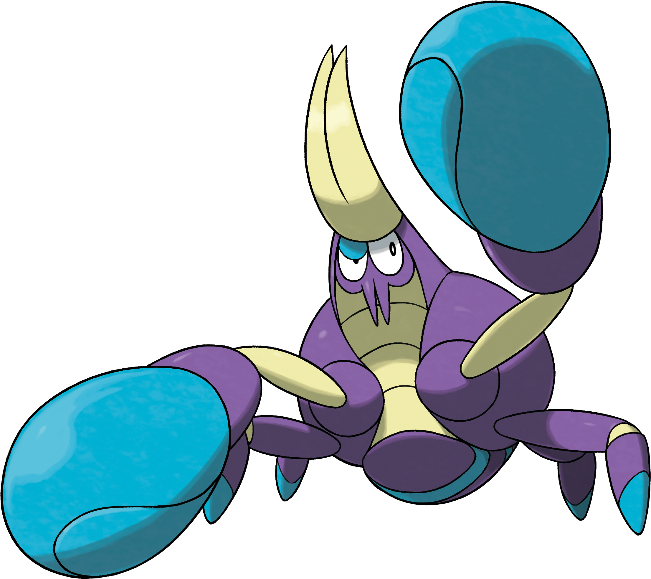 Crabrawler - Pokemon Crabrawler - (2551x2310) Png Clipart Download