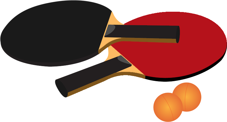 Table Tennis Clipart Image Of Playing Table Tennis - Table Tennis Clip ...