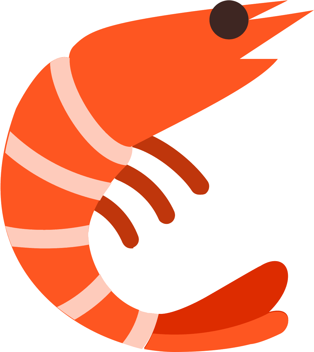 Prawn - Shellfish Icon - (1600x1600) Png Clipart Download