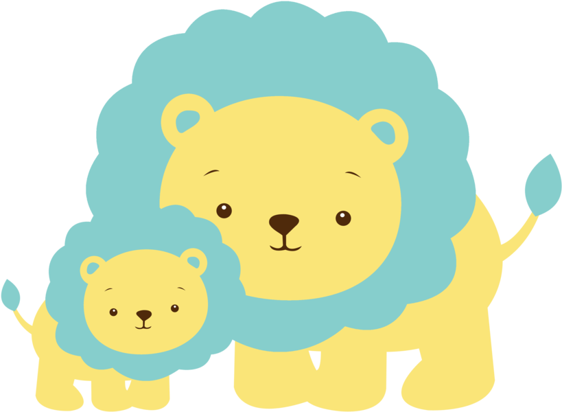 Blue Baby Animal Clipart - Baby Animals Blue - Full Size PNG Clipart ...