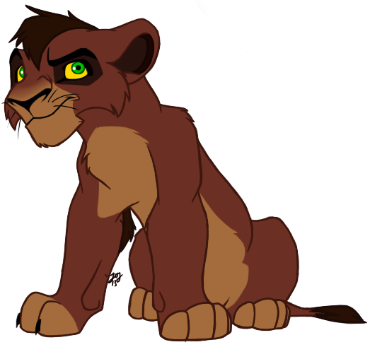 Cub Clipart Kovu - Kovu Cub Png - (523x491) Png Clipart Download