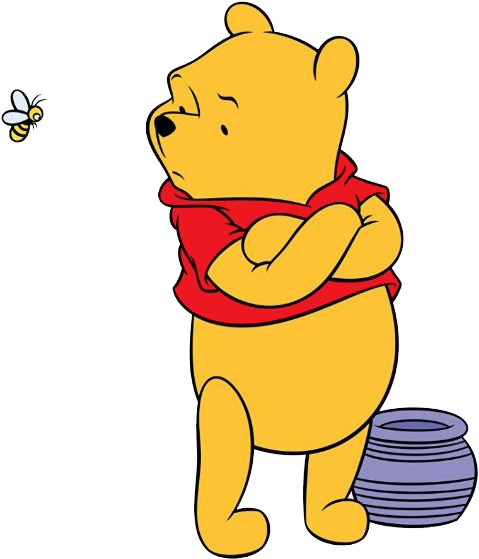 Bees Clipart Pooh - Winnie The Pooh And Bees - Full Size PNG Clipart ...
