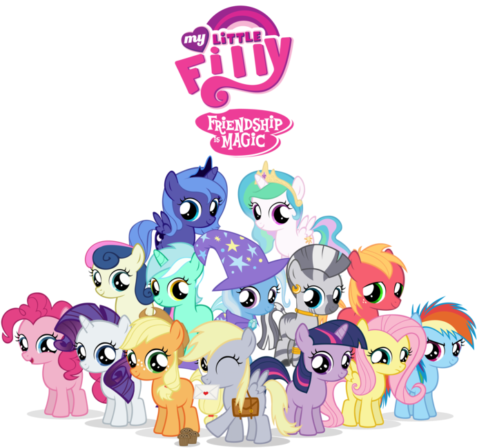 My Little Pony Clipart - My Little Pony Background - Full Size PNG ...