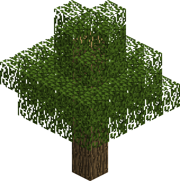 Oak Tree - Drzewo Minecraft - (633x637) Png Clipart Download