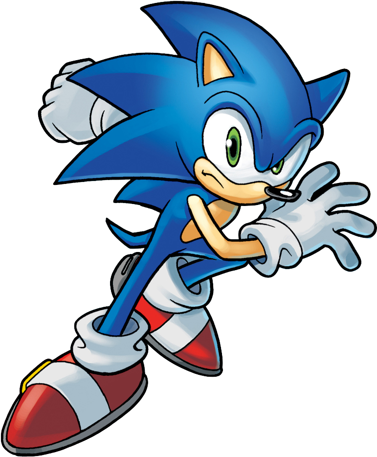 Sonic The Hedgehog - Sonic Archie Comics Sonic - Full Size PNG Clipart ...