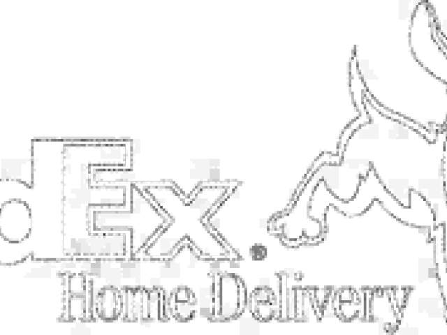 Fedex Clipart Shipping - Fedex Home Delivery - (640x480) Png Clipart Download