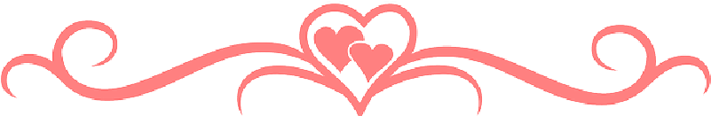 Writing - Decorative Line Of Hearts - (800x400) Png Clipart Download