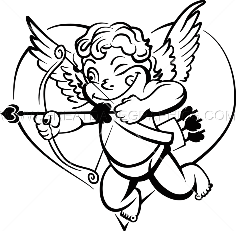 Valentines Cupid - Cupid Black And White Svg - (825x808) Png Clipart ...