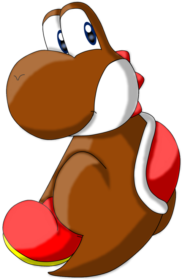 Just A Brown Yoshi By Jei-ice - Yoshi - (745x1071) Png Clipart Download
