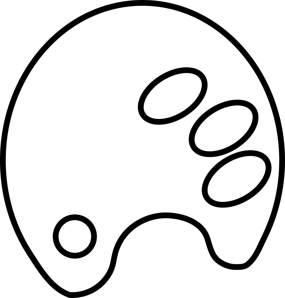 Paint Color Palette Comments - Paleta De Pintor Para Colorear ...