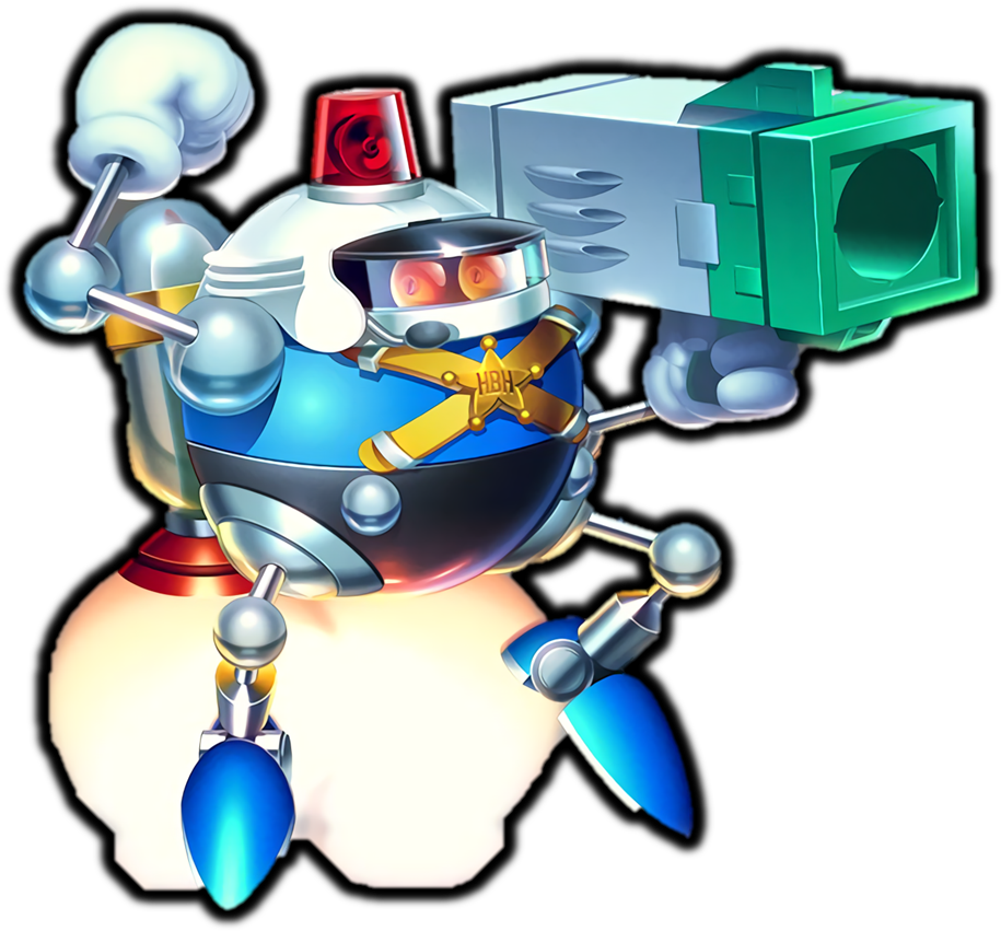 Heavy Gunner - Sonic Mania Robots - (1089x1018) Png Clipart Download