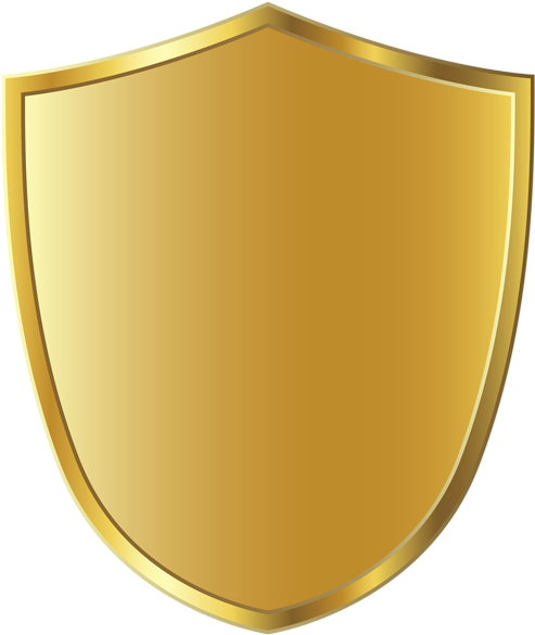 Golden Badge Template Clipart Image - Badge Clipart - (506x600) Png ...
