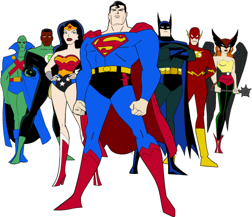 Justice League Clipart - Justice League Super Hero - (500x441) Png ...