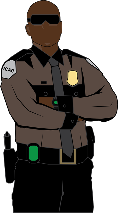 About Project Iguardian - Cartoon Security Guard Transparent - (400x724 ...