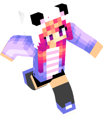 Girl - Cute Anime Girl Skin Minecraft - (353x400) Png Clipart Download