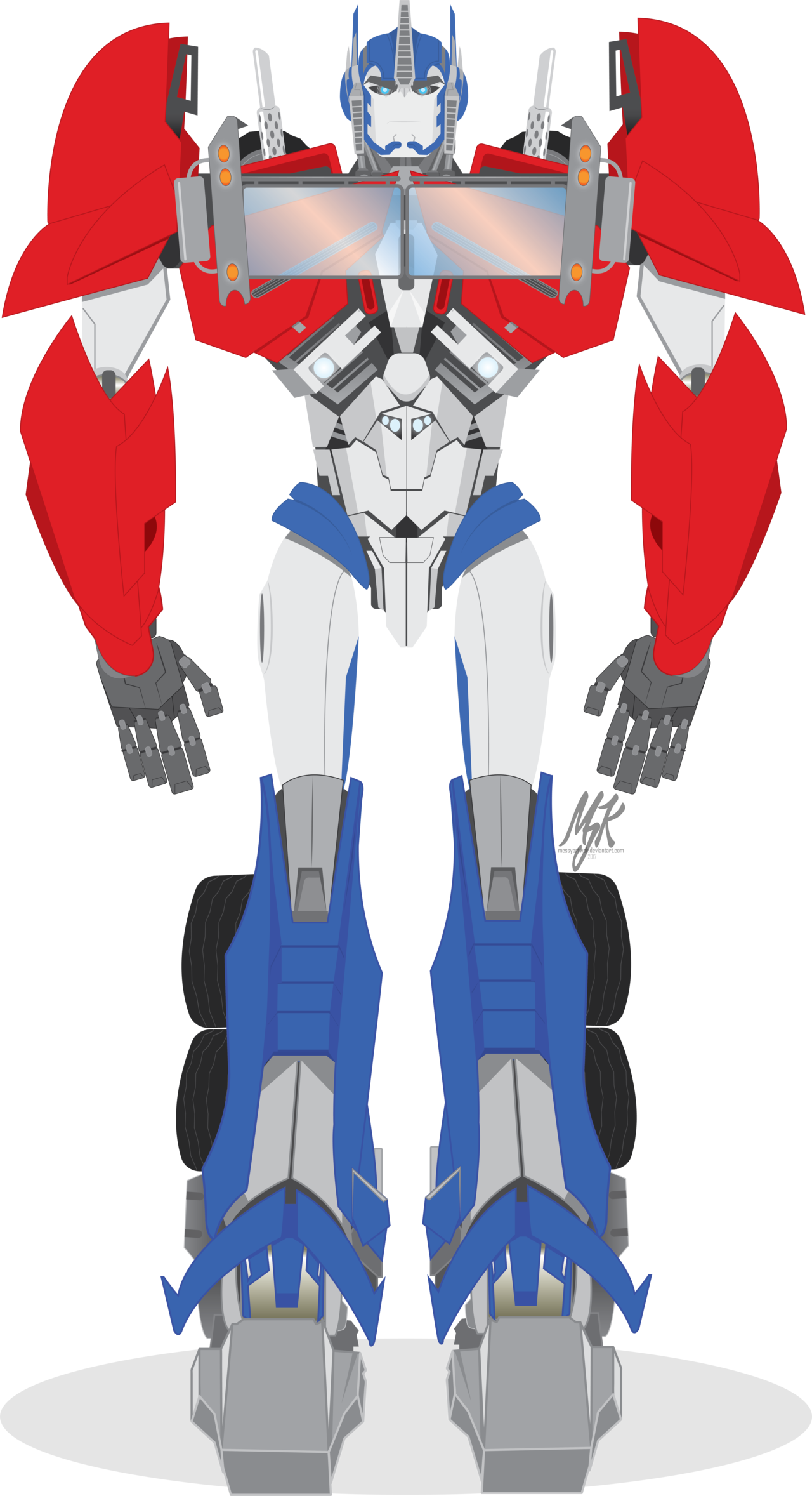 Tfp Optimus Prime - Optimus Prime Full Body - (1280x2357) Png Clipart ...