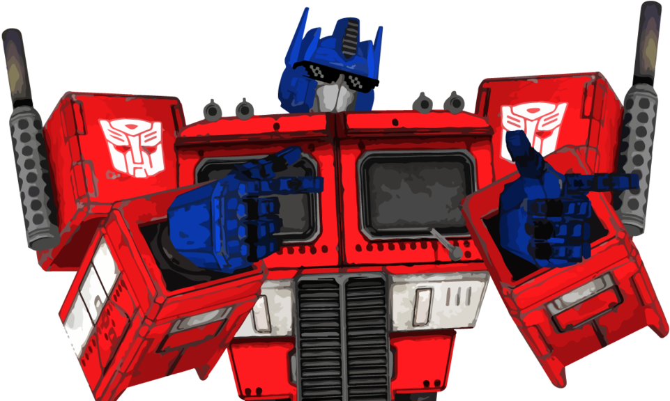 Finger Guns Meme By Varia31 - Optimus Prime Cartoon Memes - (1024x602 ...