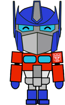 Bobble Head Prime By Rip Stick Racer - Optimus Prime Chibi Gif ...