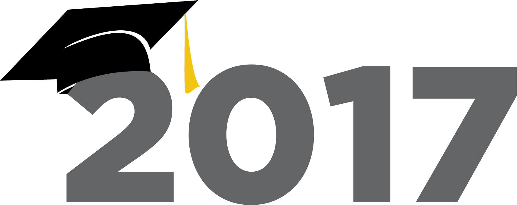 Pin 2017 Graduation Clip Art - Graduating Class Of 2017 - (1735x784 ...