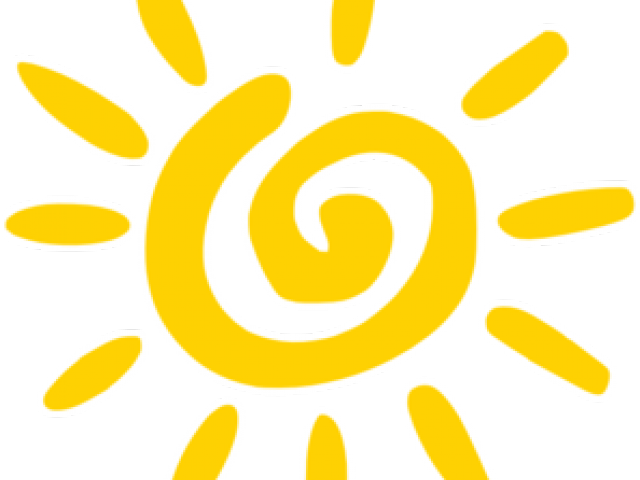 Sunshine Clipart Swirl - Sun Clip Art - (640x480) Png Clipart Download