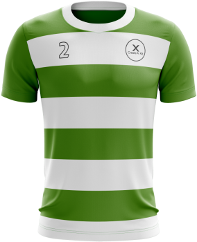 Hooped Football Shirt - Active Shirt - (350x435) Png Clipart Download