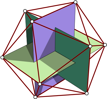 Icosahedron Vertices Form Three Orthogonal Golden Rectangles - 20 Sided ...