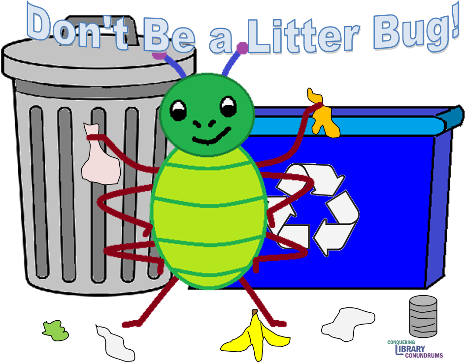 Draw A Litterbug - (952x756) Png Clipart Download
