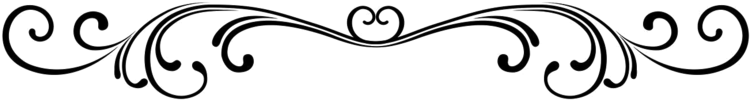 Scroll Clipart Single Line Border - Border Line Without Background ...