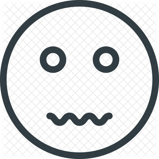 Nervous Icon - Emoticon - (512x512) Png Clipart Download