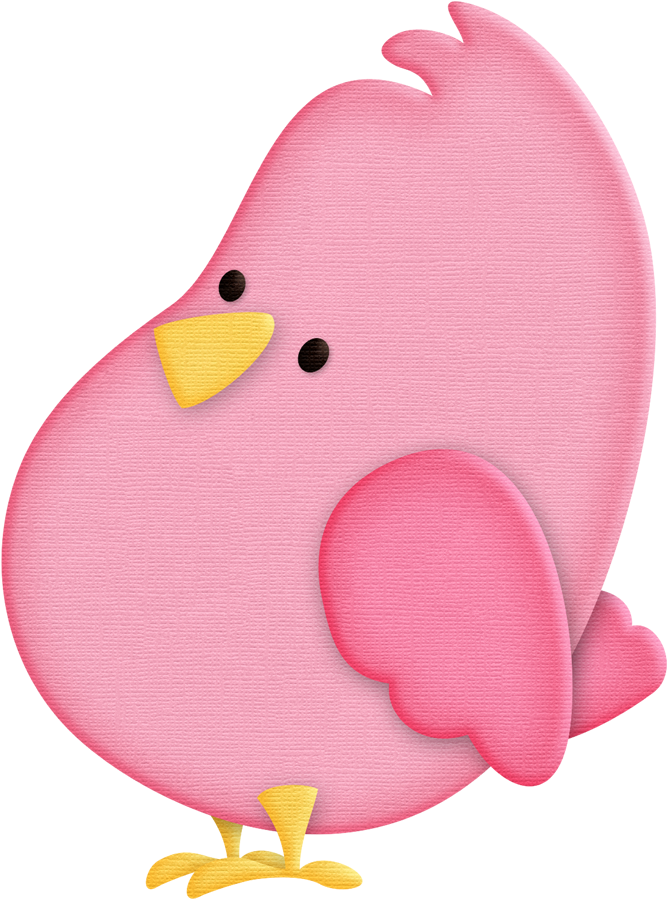 Pink Bird, Bird Watching, Patch Aplique, Clip Art, - Foundation Piecing ...