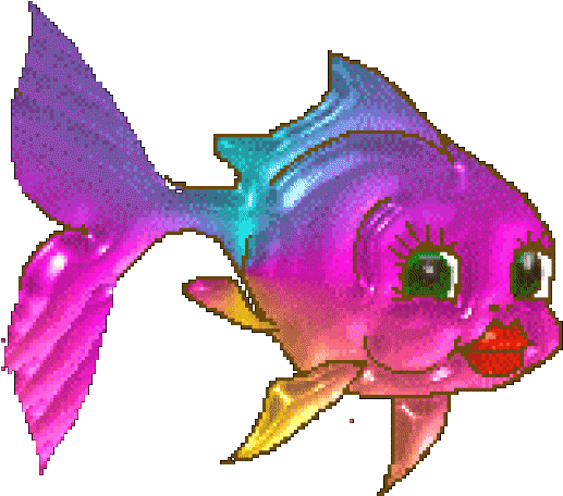 Animated Fish Pics - Winking Fish Gif - (640x480) Png Clipart Download