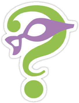 Logo Clipart Riddler Villian - Riddler - (375x360) Png Clipart Download