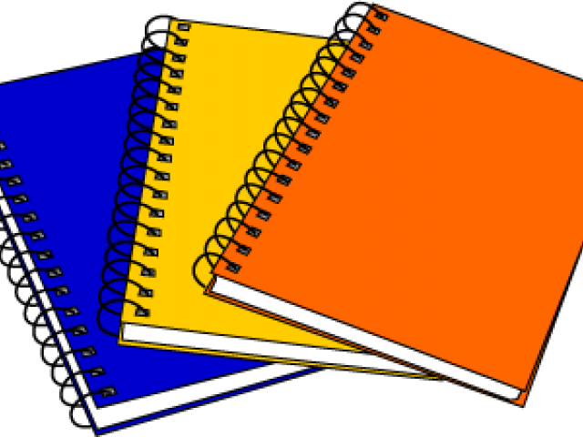 Note Clipart Book - Spiral Notebook Clip Art - (640x480) Png Clipart ...