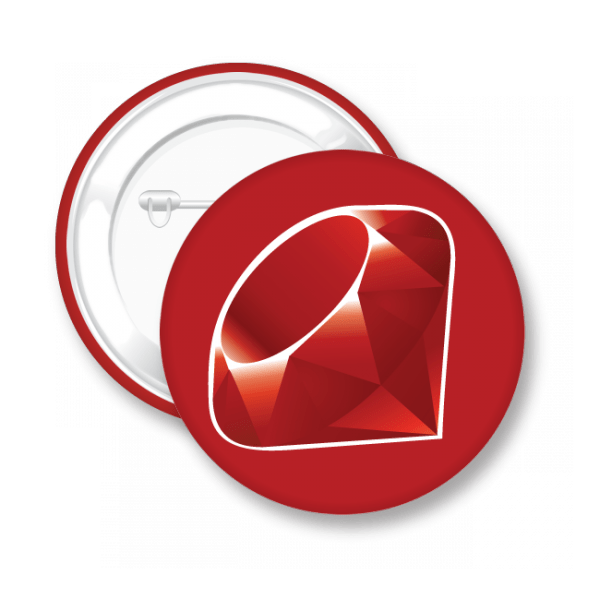 Ruby Programming Language Logo 3 By Billy - Ruby On Rails - (600x600) Png Clipart Download