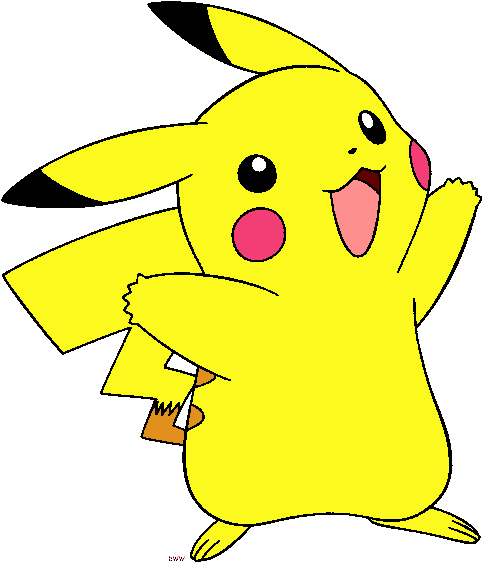Pokemon Clip Art Image - Pikachu Cliparts - (500x580) Png Clipart Download