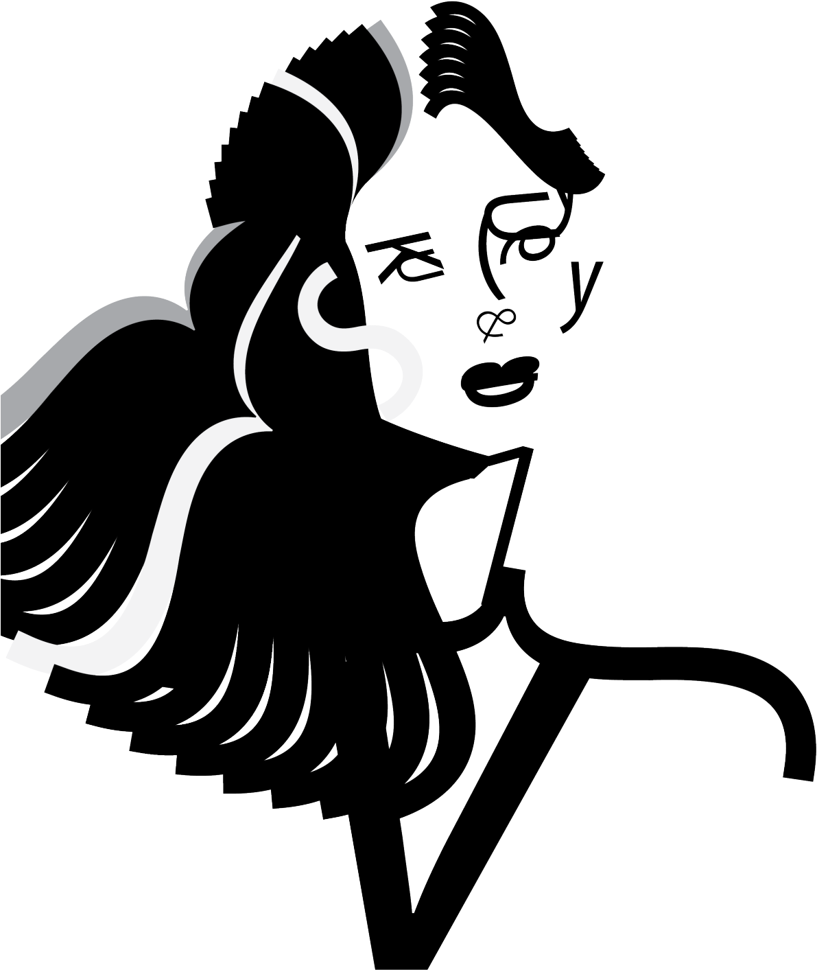 Type Faces - Illustration - (1280x1656) Png Clipart Download