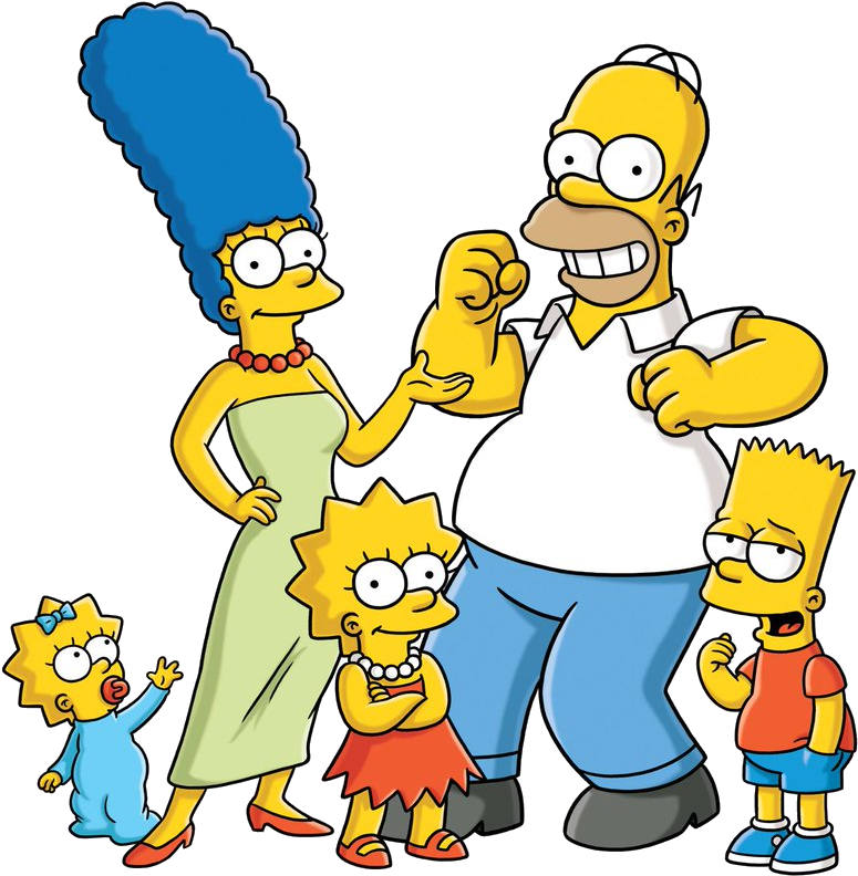 The Simpsons Is Among The Best Known Tv Series' Of - Homer Marge Bart ...