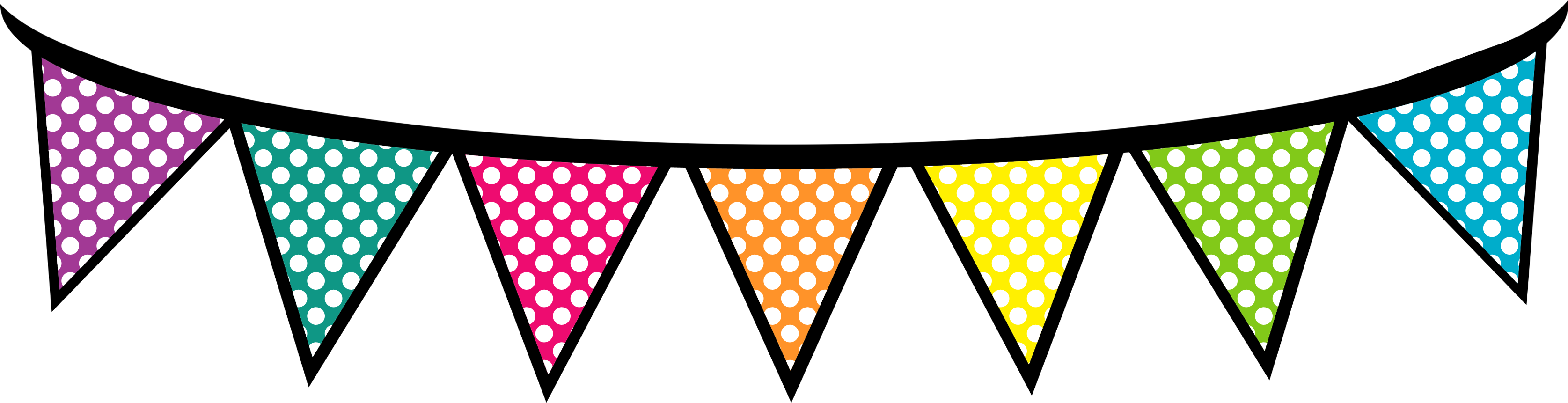 Banner Polka Dots - Polka Dot - Full Size PNG Clipart Images Download